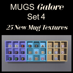 Mugs Galore Set 4 - Clutter - The Sims 4 Build / Buy - CurseForge