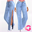 Gaby’s Thigh Split Jeans [HQ compatible] - The Sims 4 Create a Sim ...