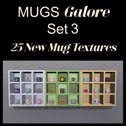 Mugs Galore Set 3 - Clutter - The Sims 4 Build / Buy - CurseForge