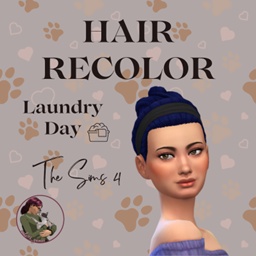 Hair Recolor Band Messy Bun - Gallery - The Sims 4 Create a Sim ...