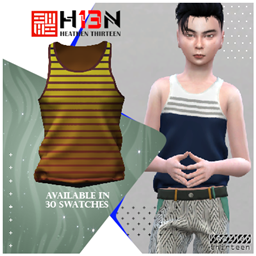 Stripe Tank Top - Children - The Sims 4 Create a Sim - CurseForge