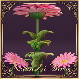 Gerbera table and chairs for Flower Fairy - The Sims 4 Build / Buy ...