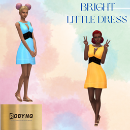 Bright little dress - The Sims 4 Create a Sim - CurseForge
