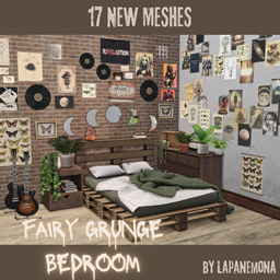 Fairy Grunge Bedroom set - The Sims 4 Build / Buy - CurseForge