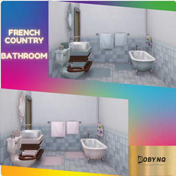 French country bathroom - The Sims 4 Build / Buy - CurseForge