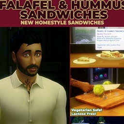 how to get falafel recipe sims 3