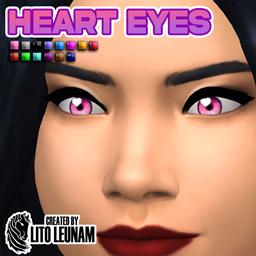 Install Heart eyes by Lito - The Sims 4 Mods - CurseForge
