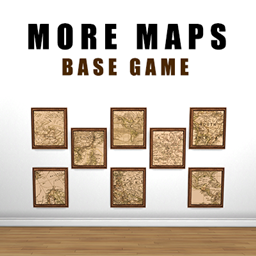 More Framed Maps - Base Game - Gallery - The Sims 4 Build / Buy ...