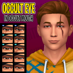 Occult eye socket in occult mouth by Jochi - File - The Sims 4 Create a ...