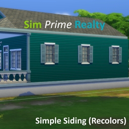 Simple Siding (210 Recolors) - The Sims 4 Build / Buy - CurseForge