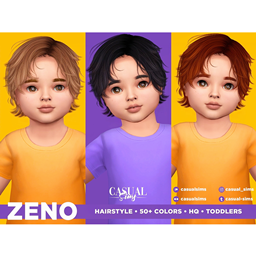 CasualSims - Zeno Hairstyle Toddlers - The Sims 4 Create a Sim - CurseForge