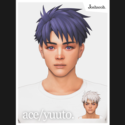 Ace-Yuuto Hair - The Sims 4 Create a Sim - CurseForge
