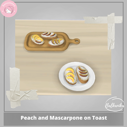Install Peach and Mascarpone on Toast - The Sims 4 Mods - CurseForge