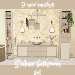 Deluxe Bathroom Furniture set - The Sims 4 Build / Buy - CurseForge