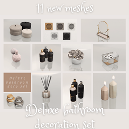 Deluxe Bathroom Decoration set 1 - The Sims 4 Build / Buy - CurseForge