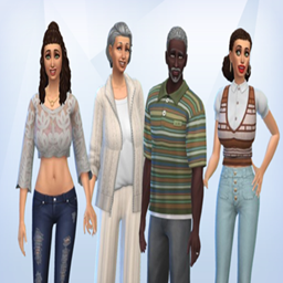 Luna Sullivan Family - NO CC - Gallery - The Sims 4 Sims / Households ...