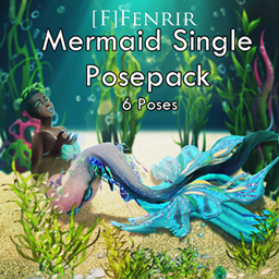 [F] Mermaid Single Posepack - The Sims 4 Mods - CurseForge