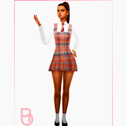 Woman Korean Uniform - So Won Long - Version 3 - The Sims 4 Create a ...