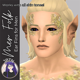 [JBTN] Mer Folk Ear Fins (Male) - The Sims 4 Create a Sim - CurseForge