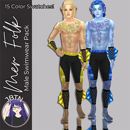 [JBTN] Mer Folk Male Swimwear - The Sims 4 Create a Sim - CurseForge
