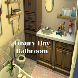 Tiny Luxury Bathroom - The Sims 4 Rooms / Lots - CurseForge