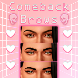 Comeback Brows - a brow set - Gallery - The Sims 4 Create a Sim ...