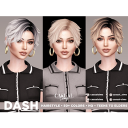 CasualSims - Dash Hairstyle Females (new version derived from Zeno ...