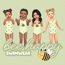 Download Bee Happy Swimwear Green Toddler - The Sims 4 Mods - CurseForge