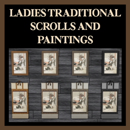 Japanese Journeys - Ladies Traditional Wall Scrolls and Paintings - The ...