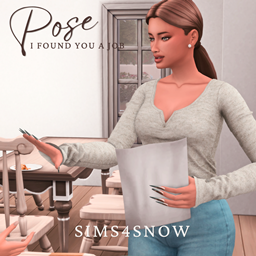 #5 Pose Pack "I found you a job" - The Sims 4 Mods - CurseForge