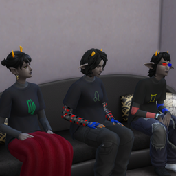 Homestuck T-Shirts W/ Shirt Underneath - The Sims 4 Create a Sim ...