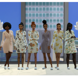 Girls Night Robes - The Sims 4 Create a Sim - CurseForge