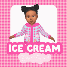 Ice cream Coat Infant - Files - The Sims 4 Create a Sim - CurseForge