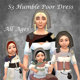 S3 Humble Poor Dress - The Sims 4 Create a Sim - CurseForge