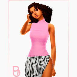 Woman Top - Samira - Version 2 - The Sims 4 Create a Sim - CurseForge